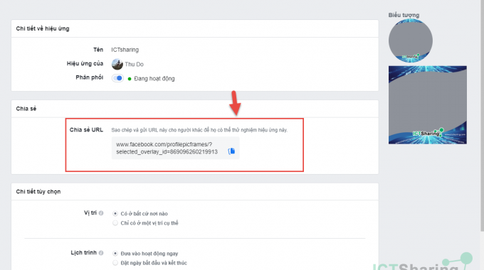 Cách tạo Frame hiệu ứng cho Avatar trên Facebook - ICTsharing