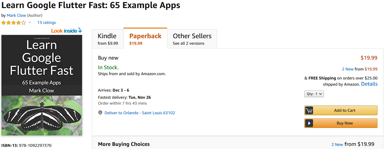 Sách học lập trình Google Flutter qua 65 ví dụ - ICTsharing